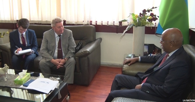 Entrevue entre Ilyas Moussa Dawaleh et Mikhaïl Golovanov | LA NATION