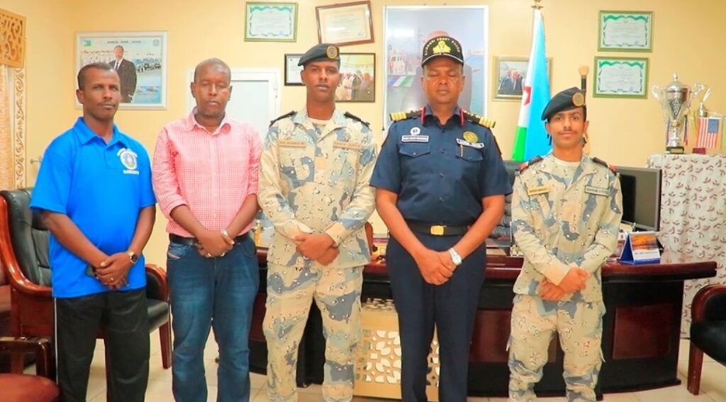 Félicitations du Colonel Bogoreh au Caporal Bourhan Abdourazack ...