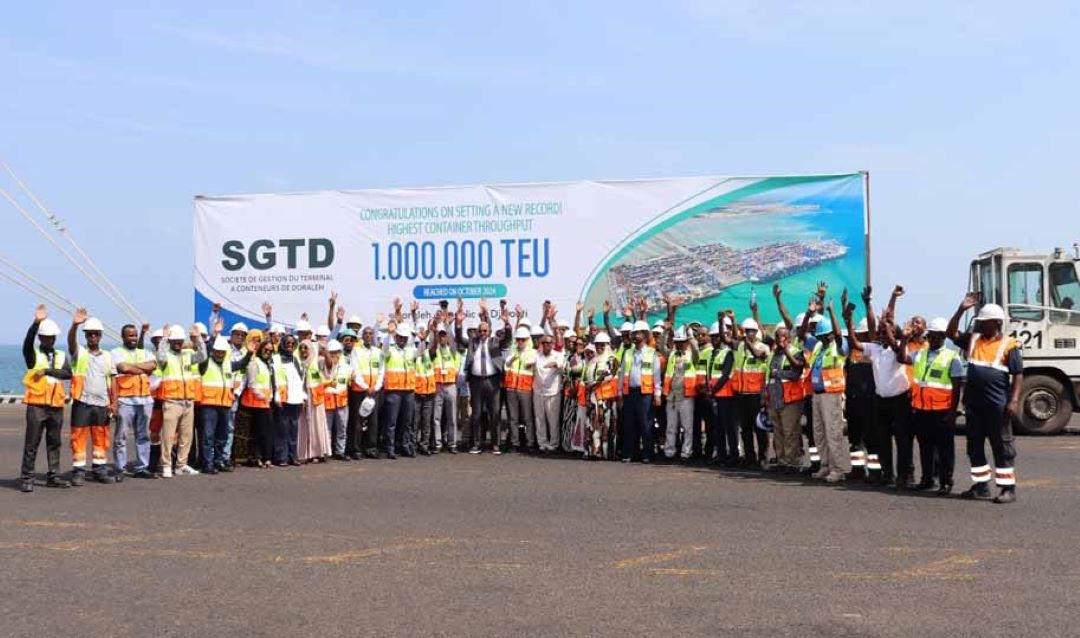 La Société De Gestion Du Terminal à Conteneurs De Doraleh Sgtd Atteint Un Record De 1m Devp