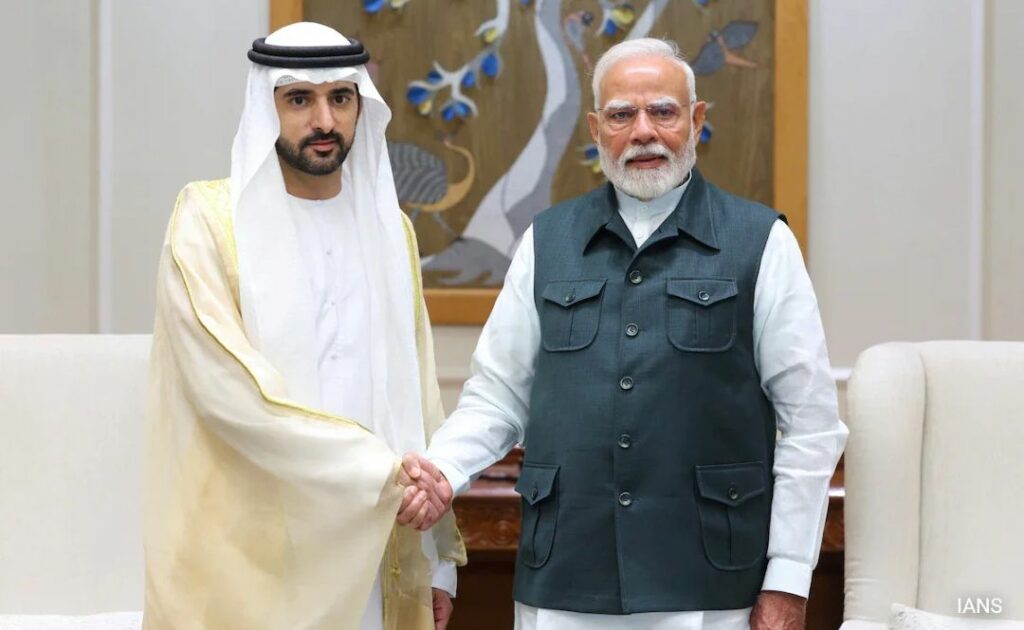 Le Premier ministre Modi rencontre le prince héritier de Dubaï et les ...