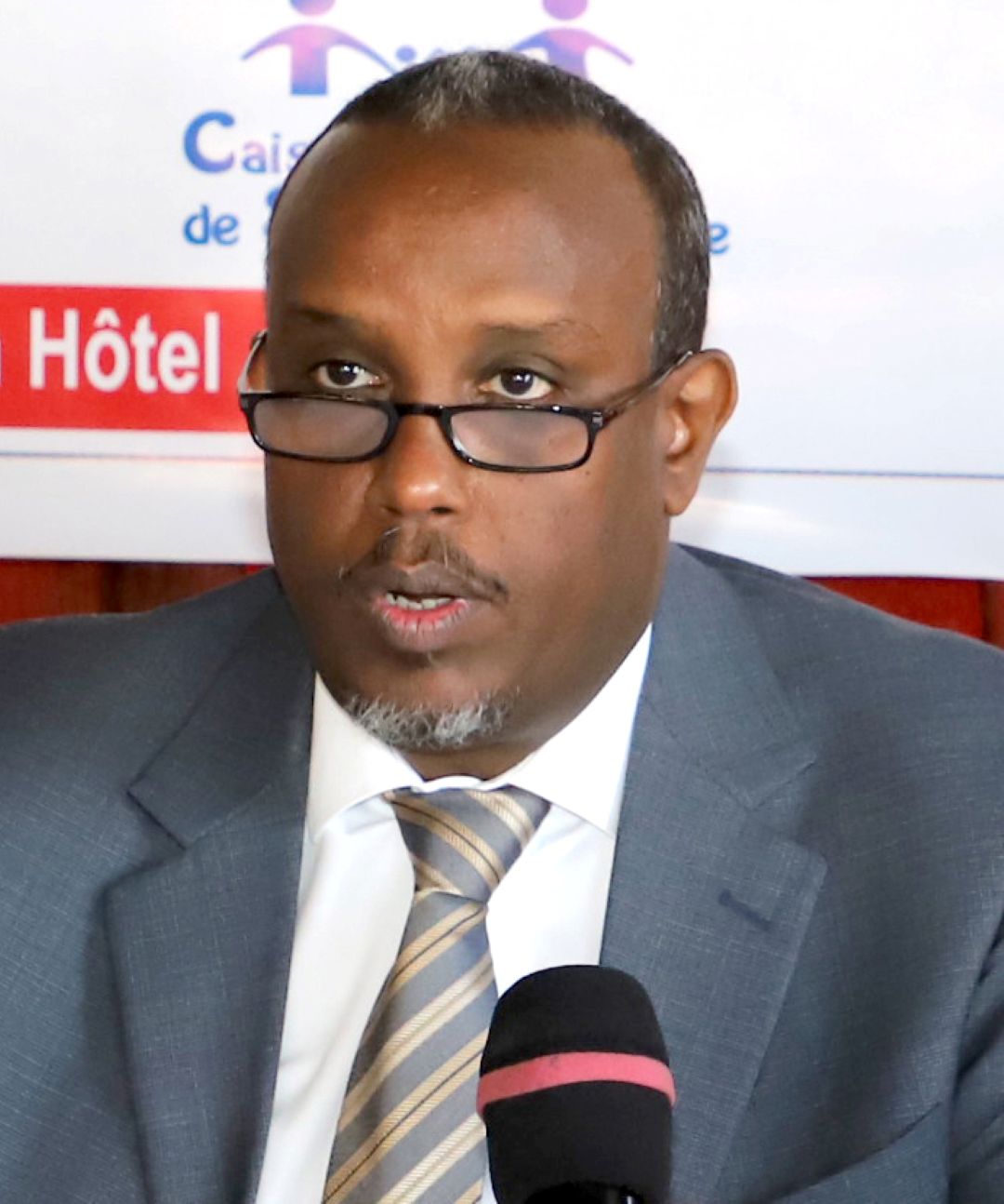 Radwan Abdillahi Bahdon, ministre de la Communication, Chargé des ...